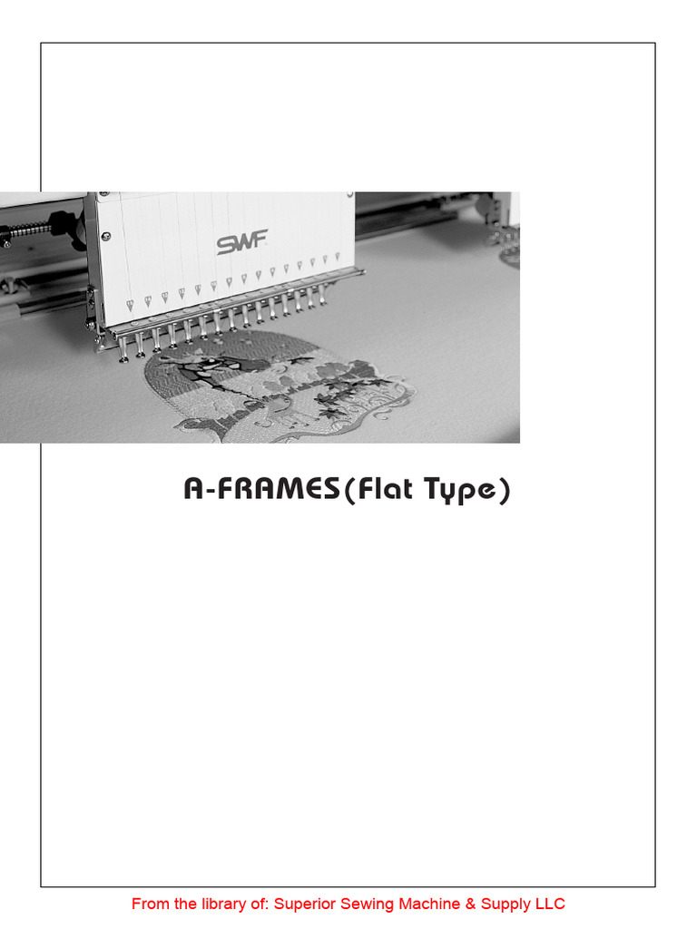 SWF A-Frames (Flat Type) | PDF