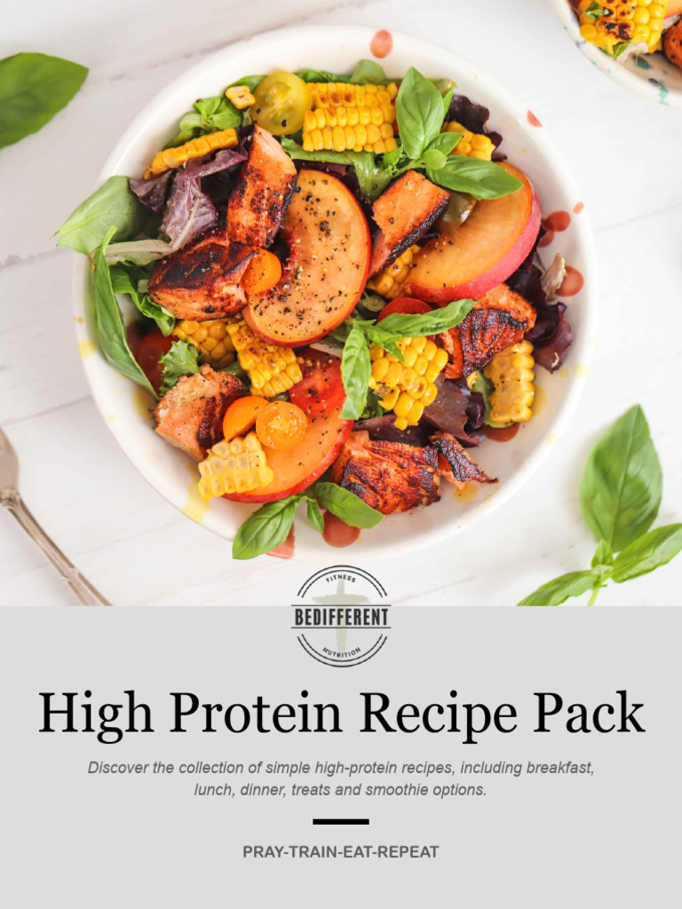 High Protein Recipe Collection | PDF | Salad | Pancake