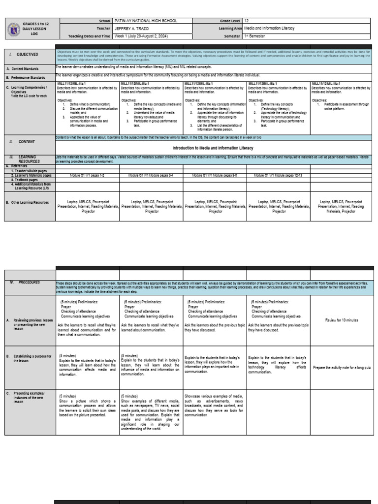 Week 1 | PDF | Information | Learning