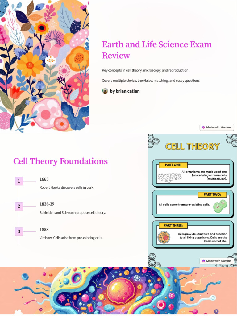 Earth and Life Science Exam Review | PDF