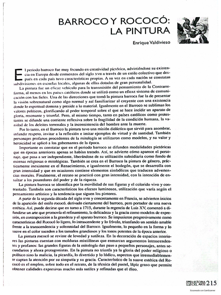 Introducción Al Barroco (JA Ramírez Compilador) | PDF