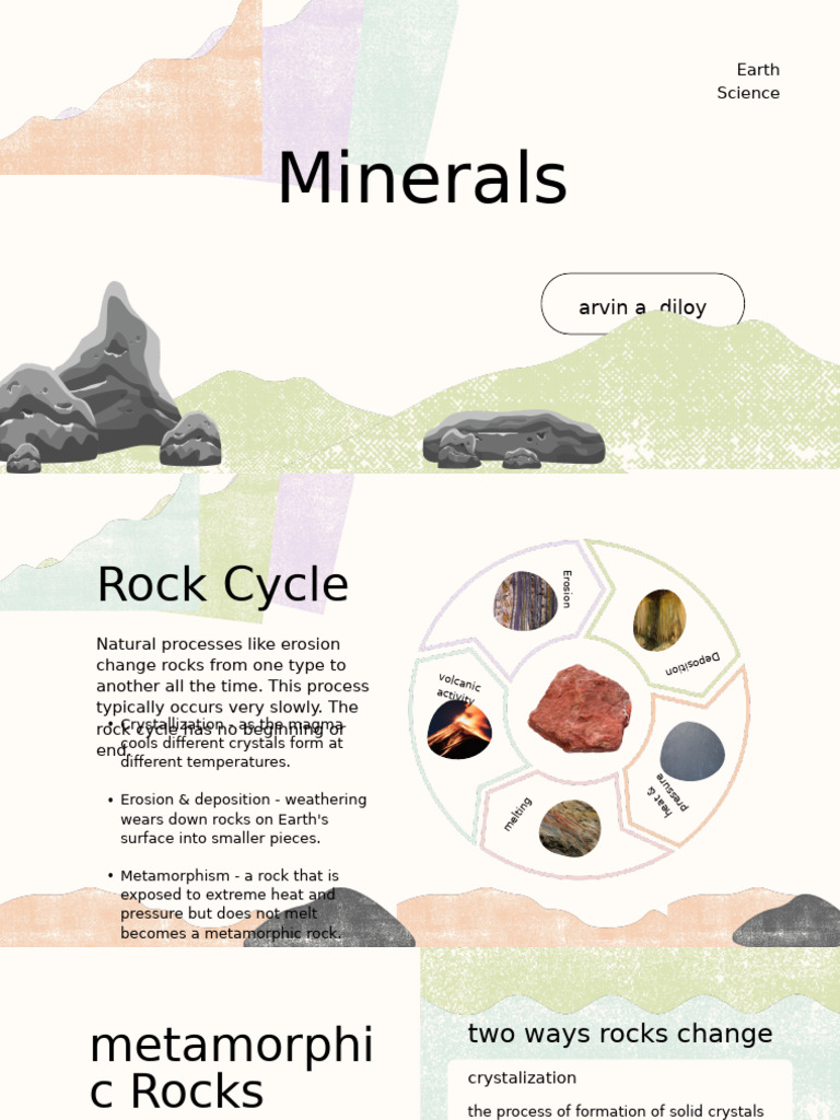 MINERALS | PDF | Minerals | Rock (Geology)