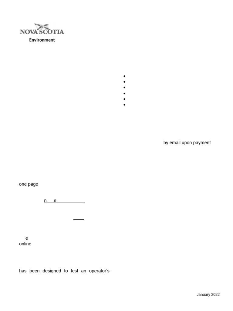 Operator in Training Brochure | PDF | Certification