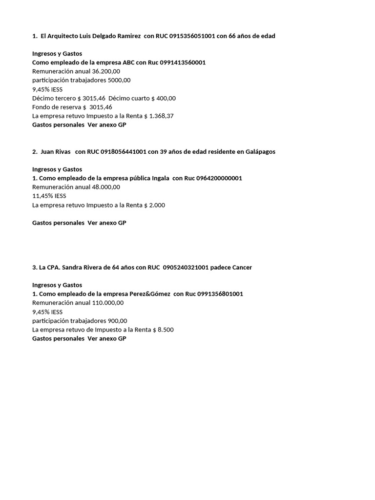 Ejercicios GP 2021 Tarea | PDF