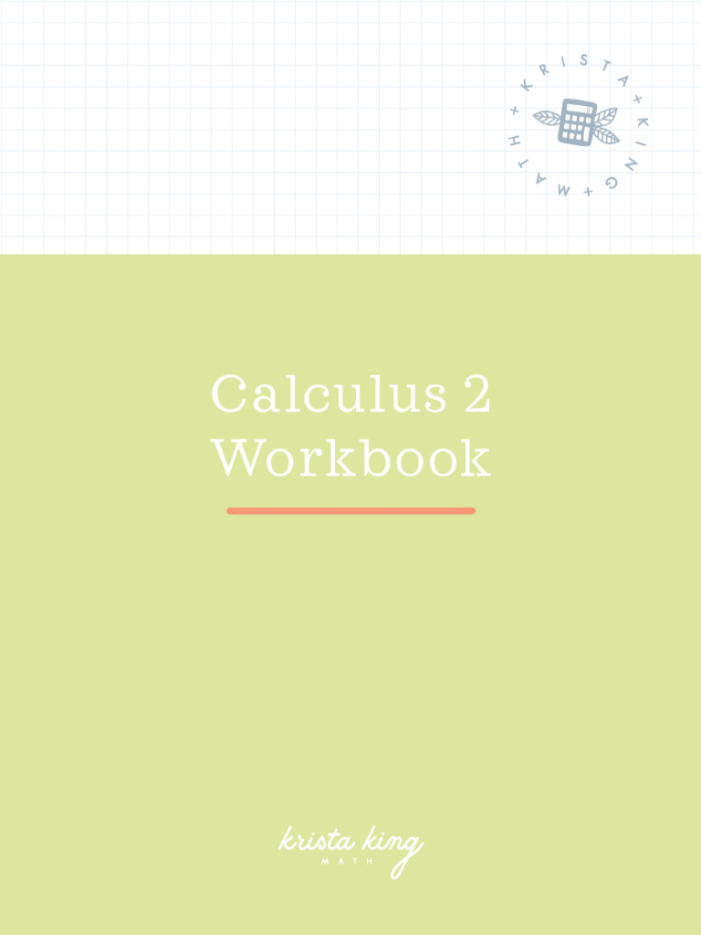 Calculus 2.workbook | PDF | Summation | Area