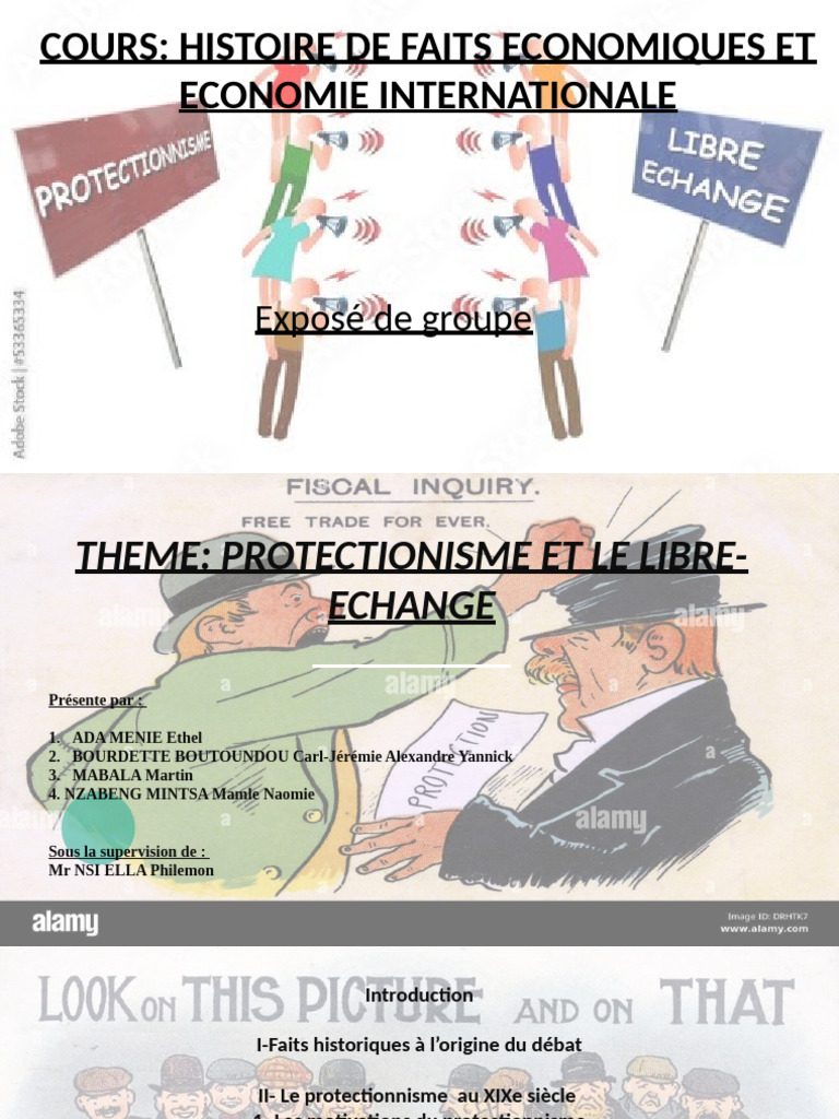 Protectionnisme et libre-échange au XIXe siècle | PDF | Protectionnisme ...