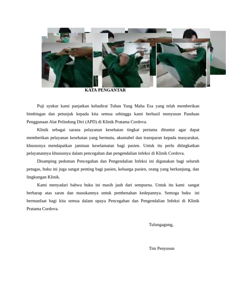 Panduan APD dan Kebersihan Tangan Klinik | PDF