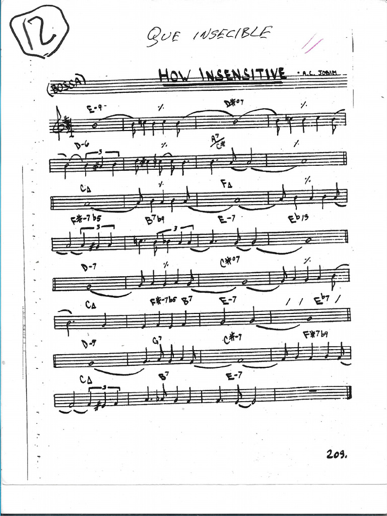 How Insensitive | PDF