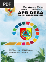 Contoh Perdes APBDes Tahun 2025 | PDF