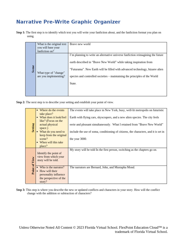 plotting_narrative_graphic_organizer | PDF | Narration