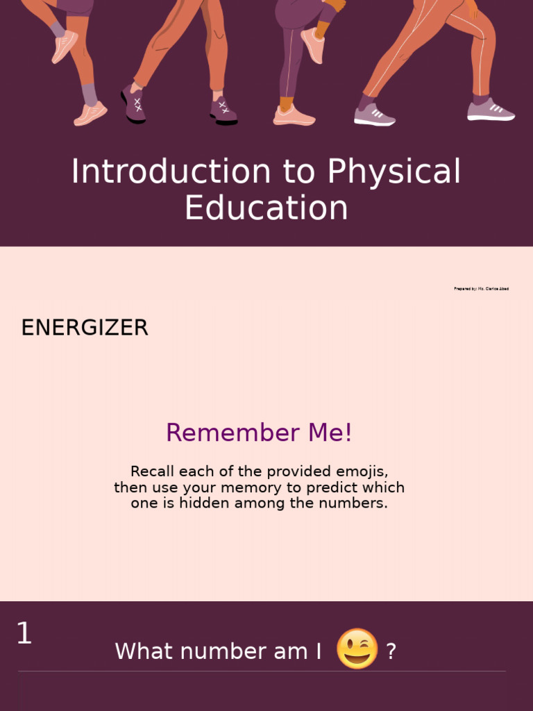 Introduction To Physical Education July 2024 | PDF | Physical Education ...