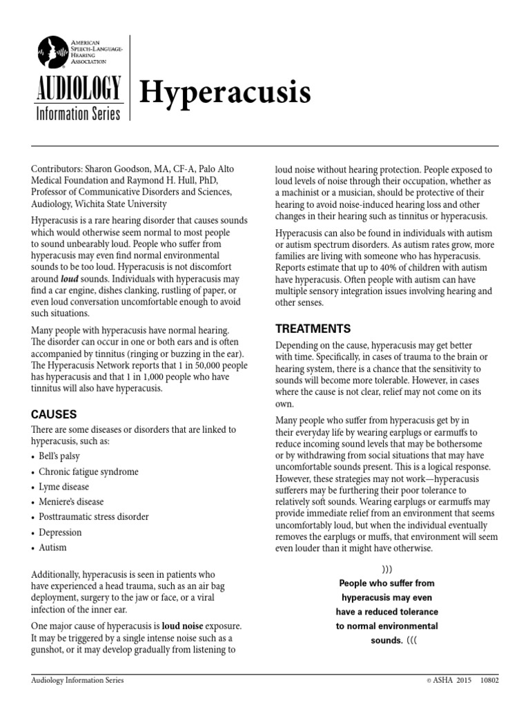 ais-hyperacusis-3 | PDF | Hearing Loss | Tinnitus