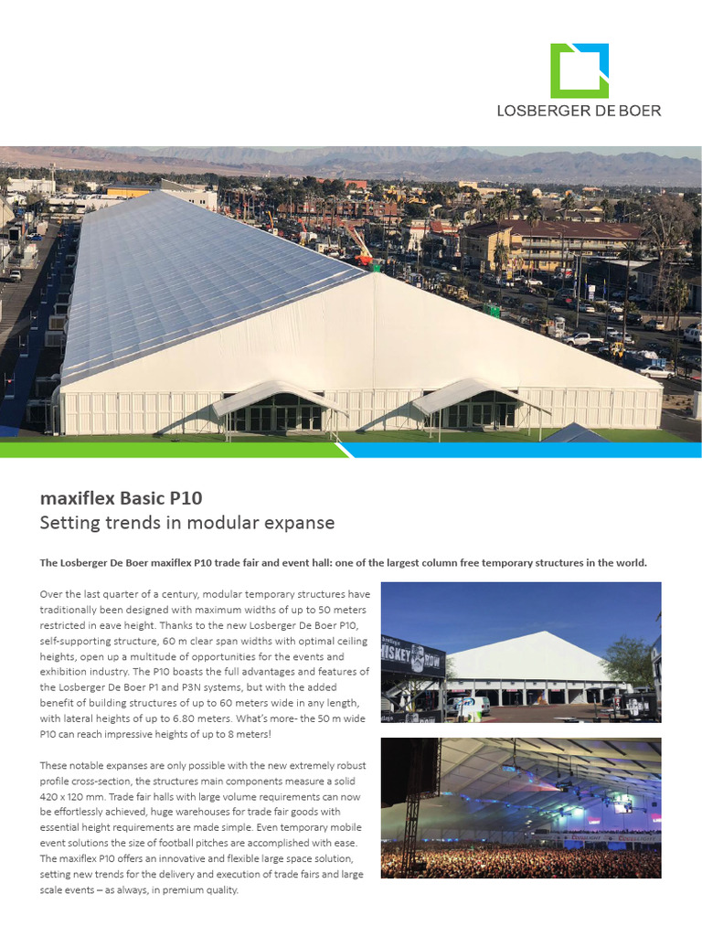 Maxiflex P10: Modular Event Structure | PDF
