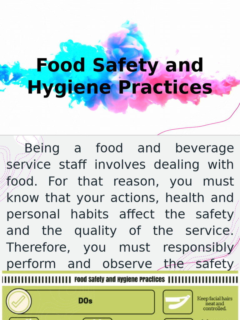 Food Safety and Hygiene Practices | PDF