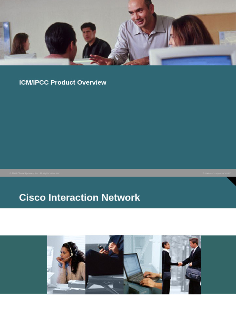 02 - IPCC Product Overview | PDF | Call Centre | Interactive Voice Response