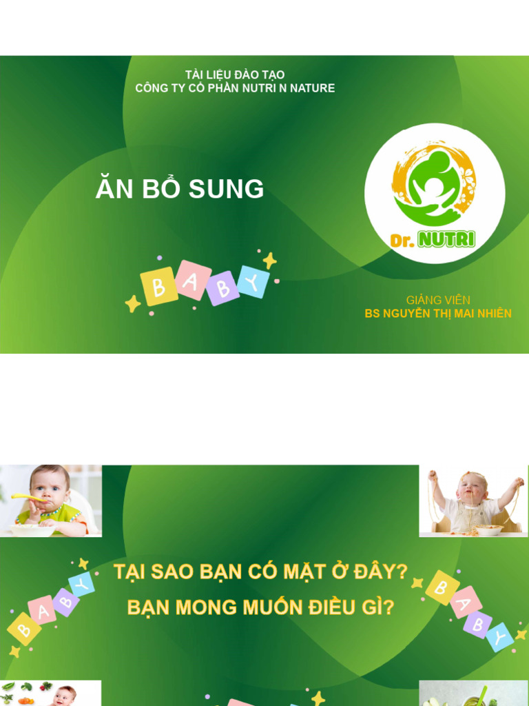 Slide Bài Gi NG Ăn B Sung | PDF
