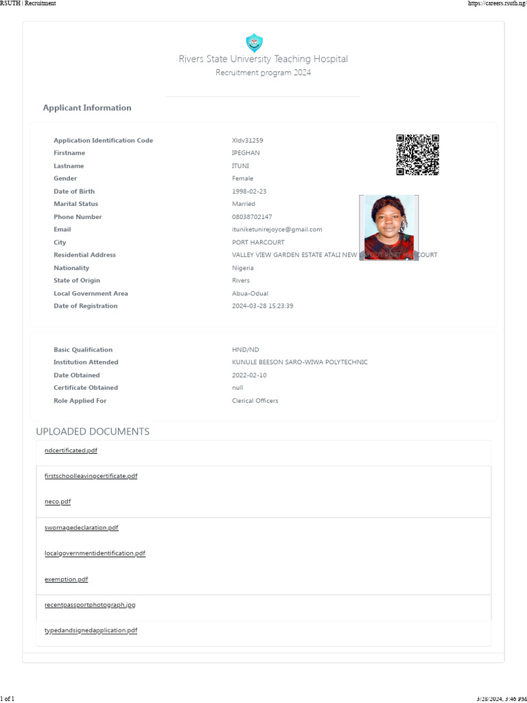 RSUTH Recruitment 777 | PDF