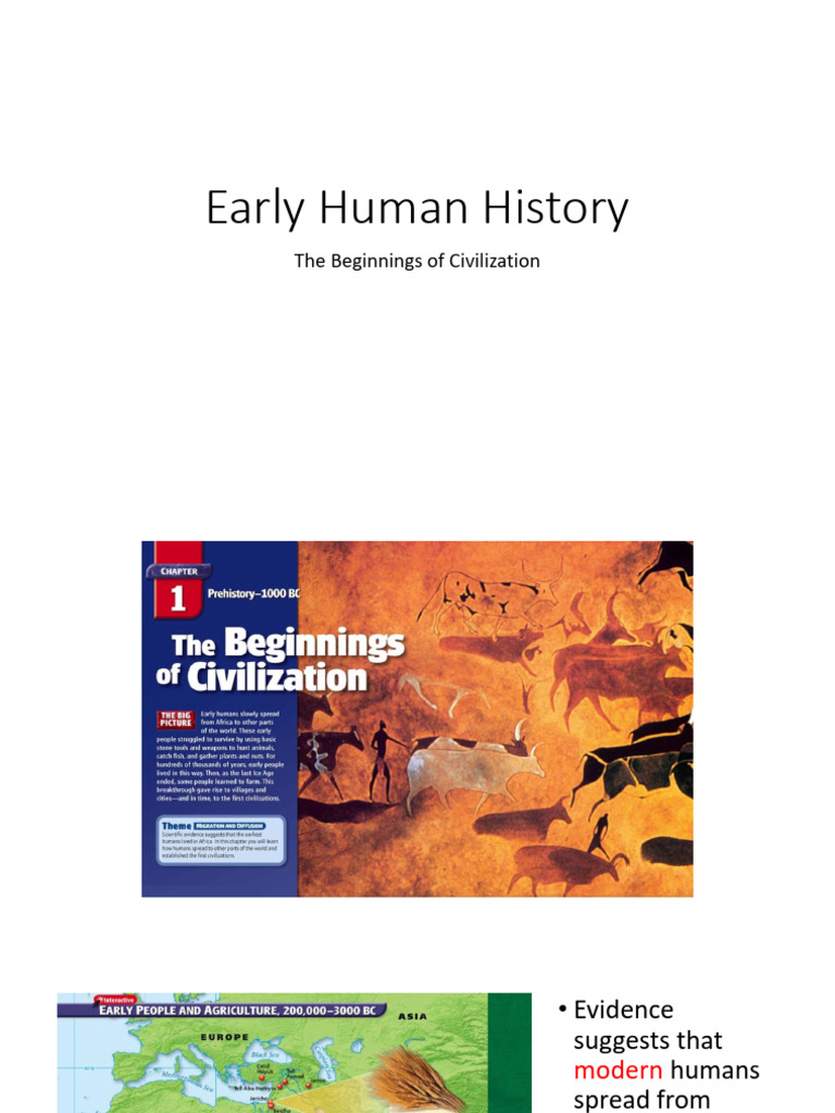STS 2 Early Human History | PDF