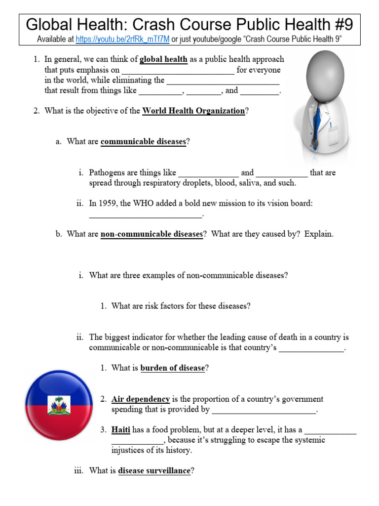 Crash Course Public Health 9-10 Global Health | PDF | Public Health ...