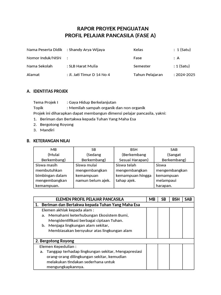 Rapor P5 (Fase A) | PDF
