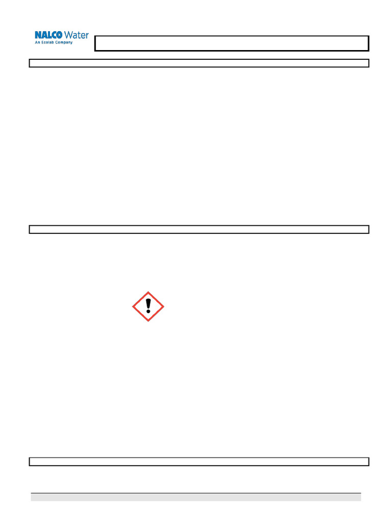 Msds Nalco 7330 (6 November 2025) | PDF