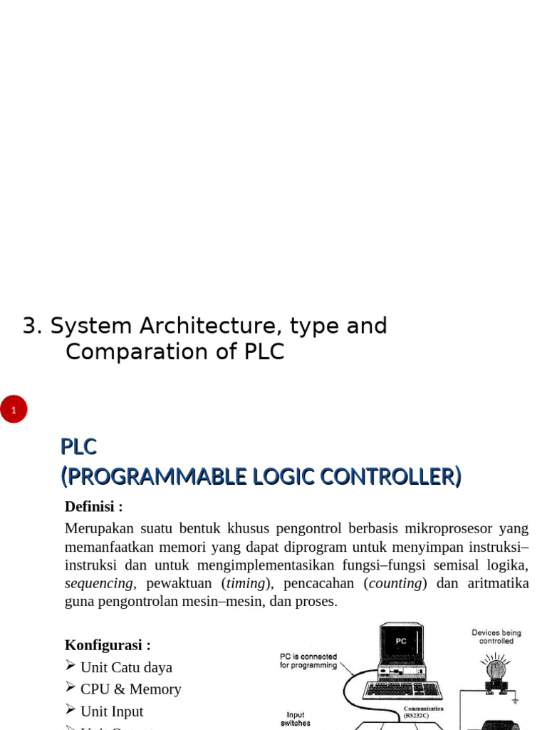 3. System Architecture, type and Comparation of PLC | PDF | Programmable Logic Controller ...