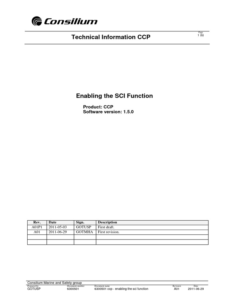 CCP - Enabling The SCI Function | PDF | Computer Science | Computer ...