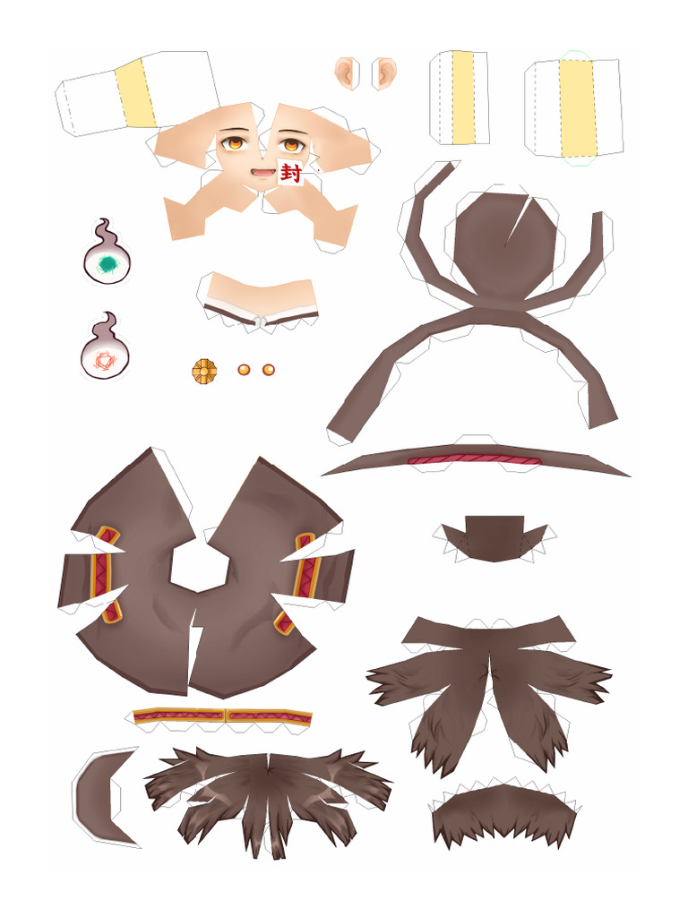 Hanako Kun Papercraft | PDF