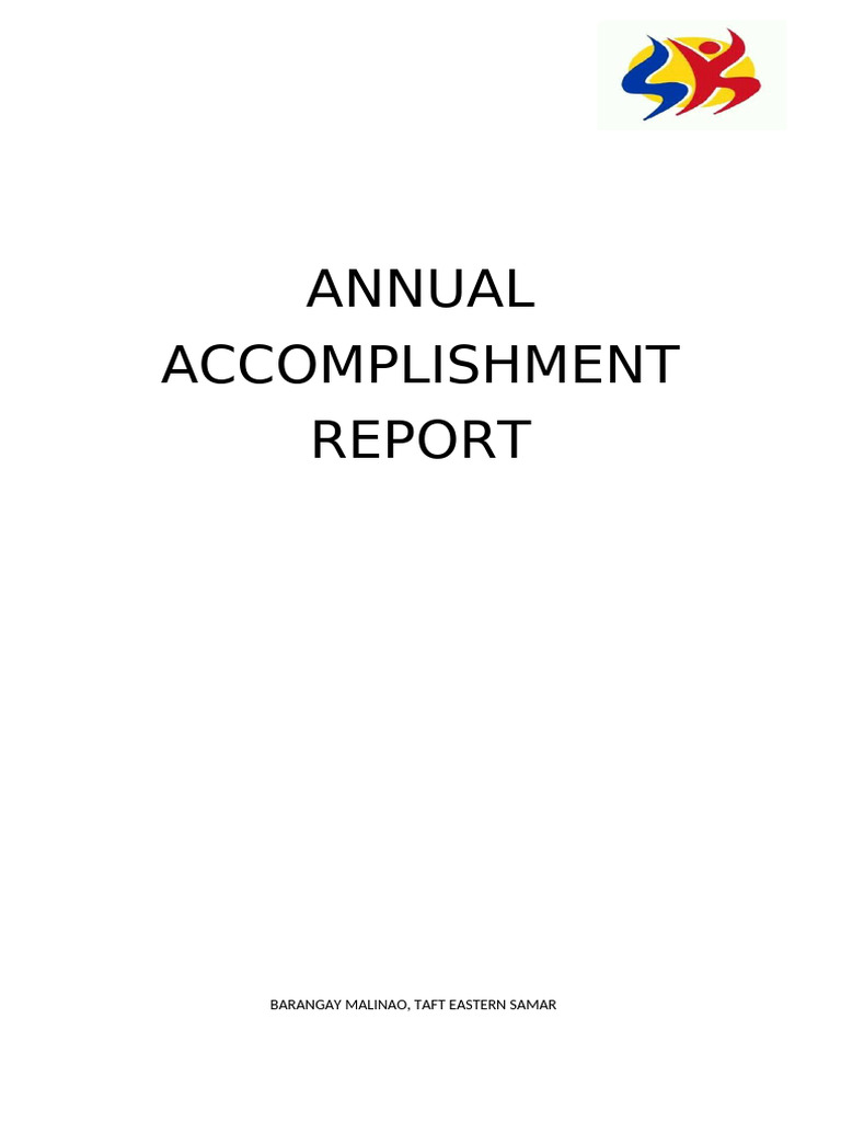 ANNUAL Accomplishment | PDF