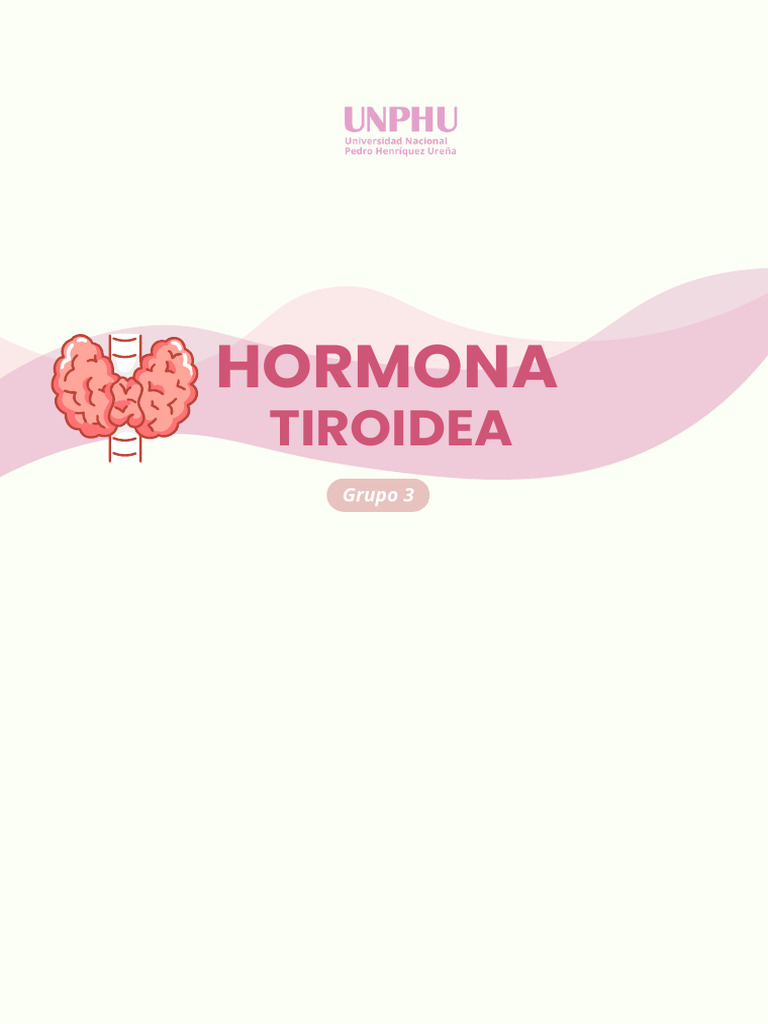 Hormonas tiroideas.pdf | PDF | Tiroides | Hormona estimulante de la tiroides
