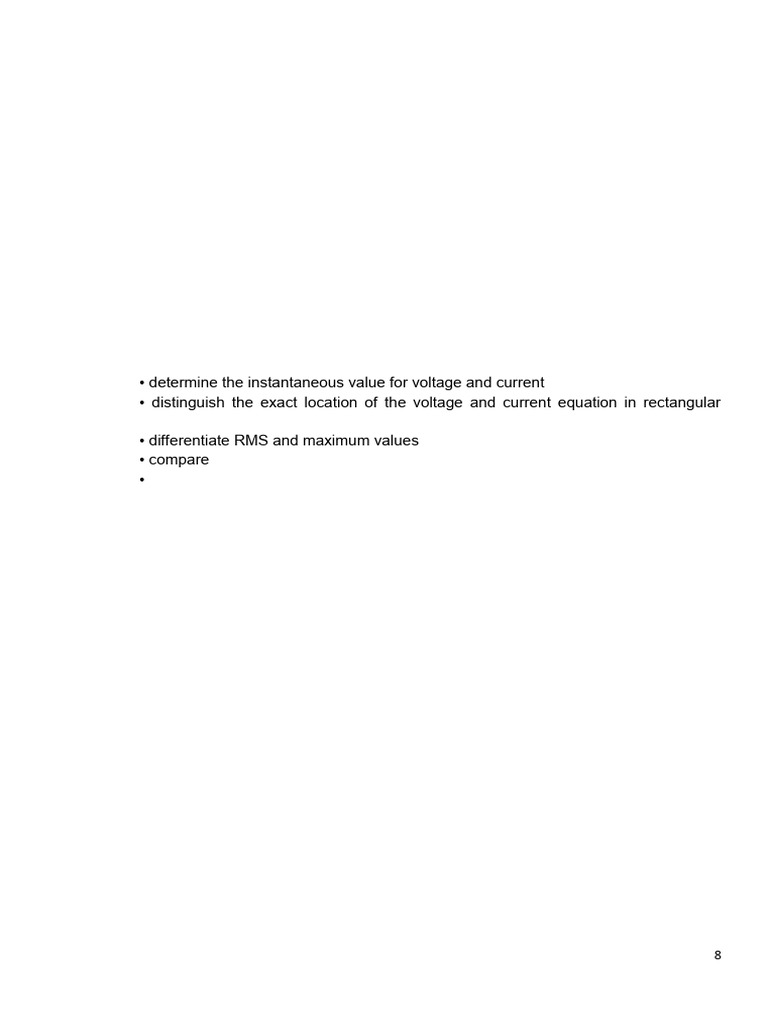 AC Fundamentals | PDF | Root Mean Square | Phase (Waves)