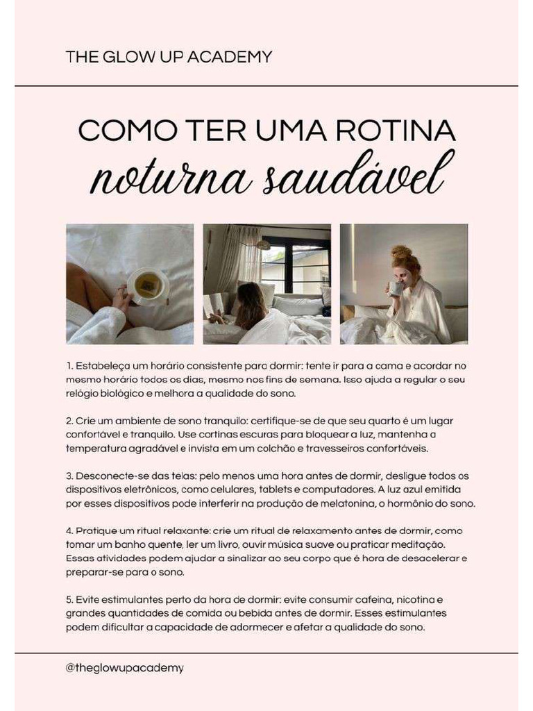 Glow UP - Rotina Noturna | PDF