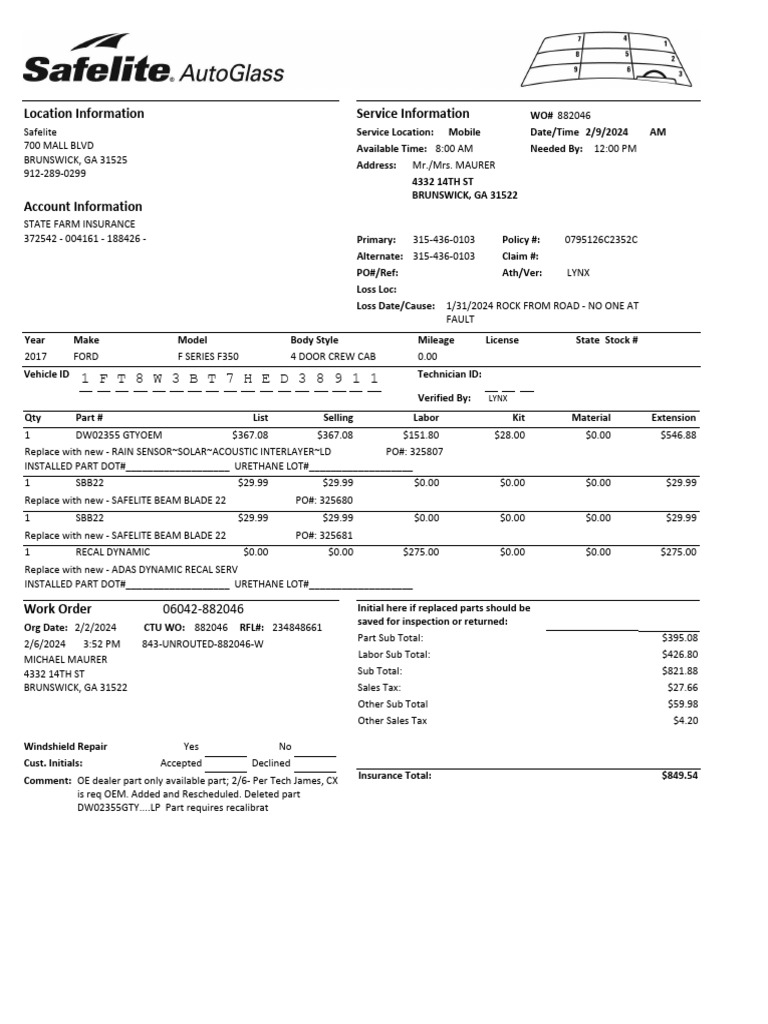 WorkOrder 02595d6e CFDF 4611 Aedd 7b3518cae6b8 | PDF