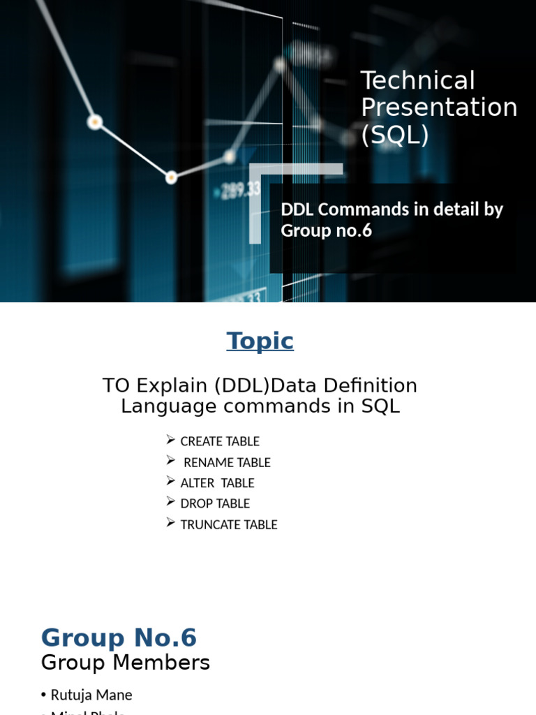 SQL - Technical - Presentation (1) (Read-Only) | PDF