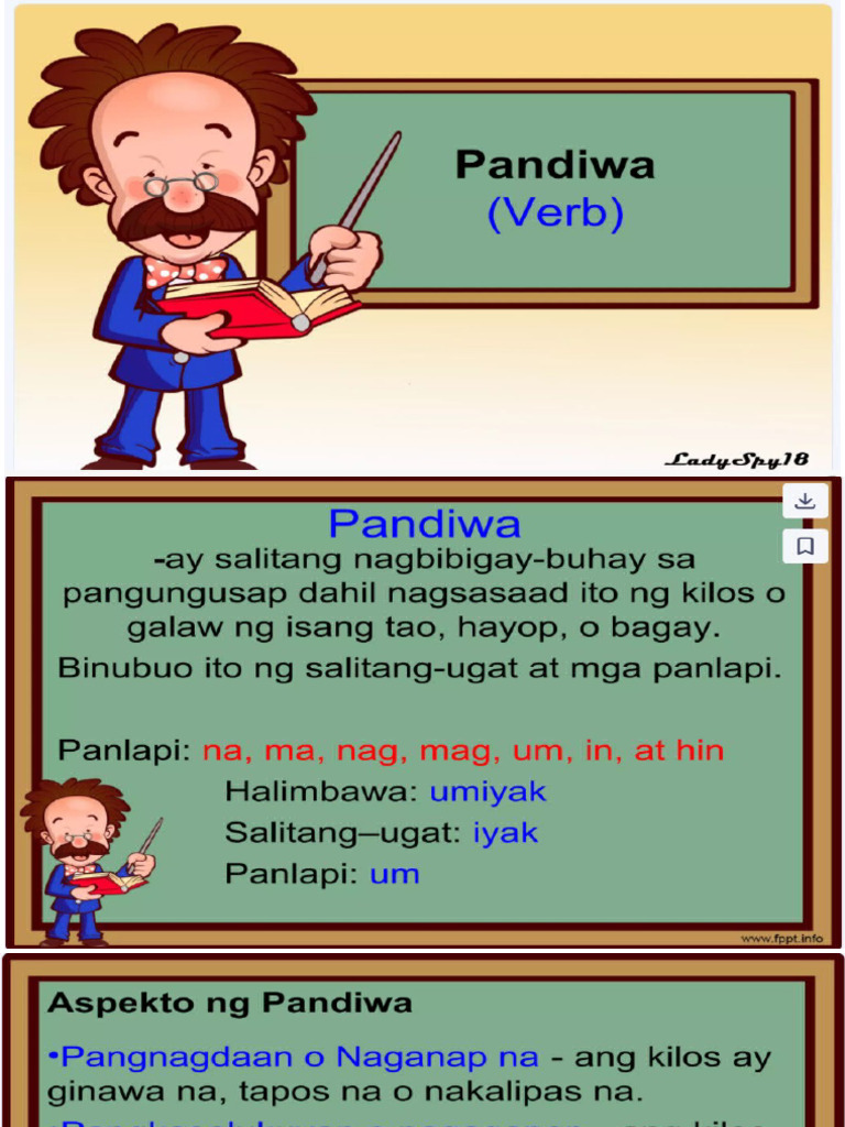 Pandiwa | PDF