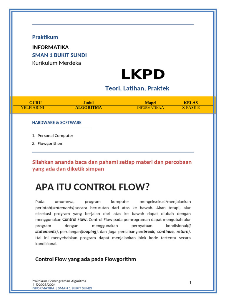 LKPD Algoritma 2 | PDF