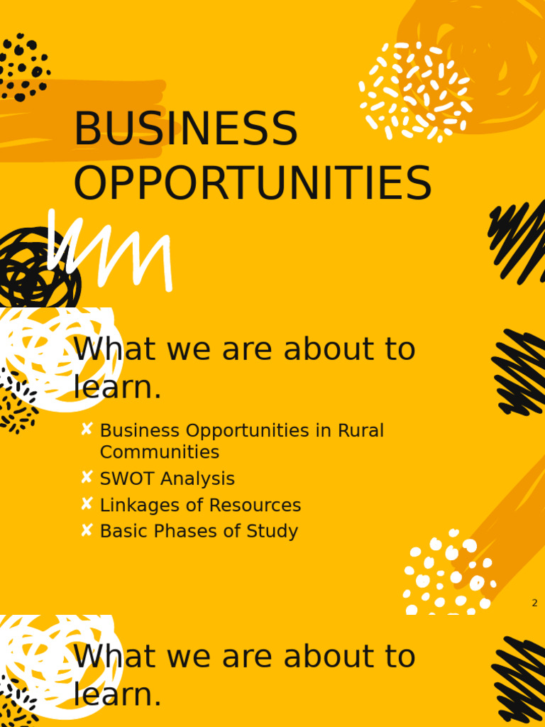 Rural Business Opportunities Guide | PDF | Marketing | Marketing Research