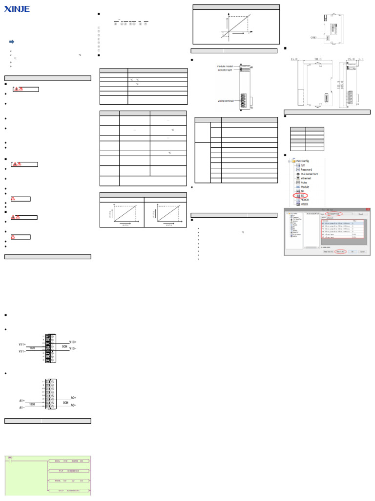 XL 2AD2PT V ED Fast Manual | PDF | Programmable Logic Controller ...