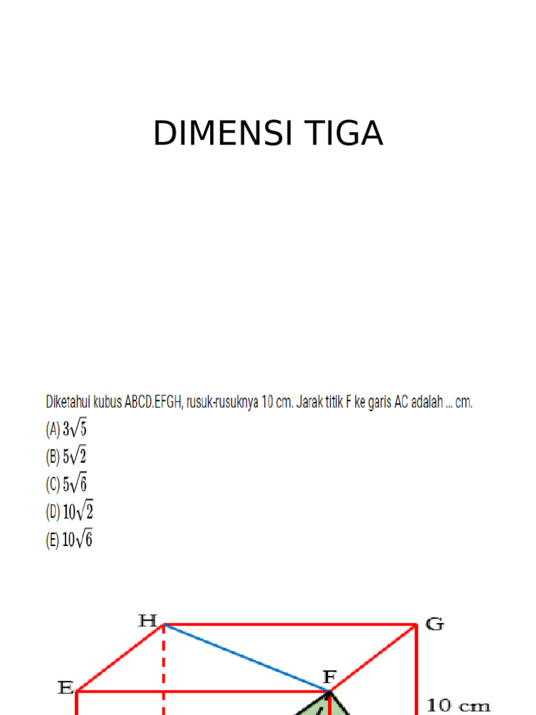 PPT DIMENSI | PDF