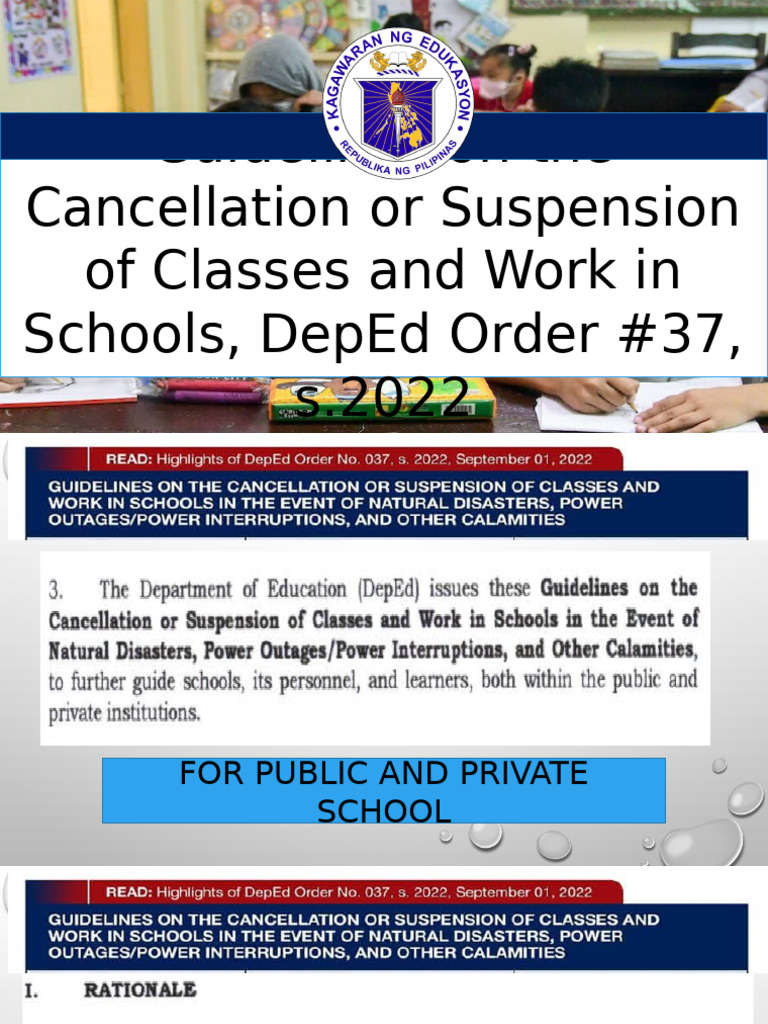 Deped Order No. 37 S. 2022 | PDF