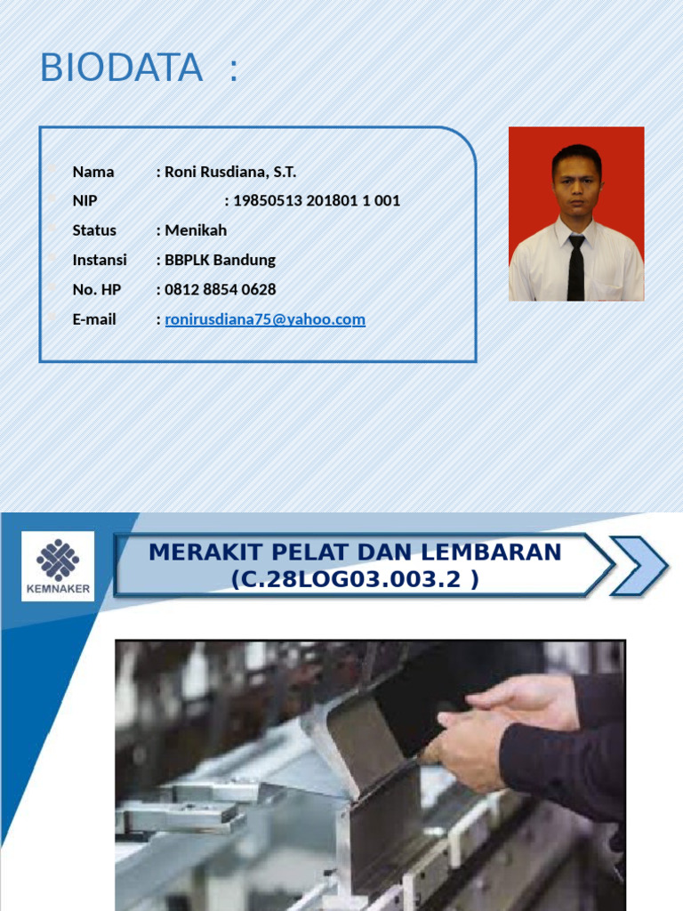 C.28LOG03.003.2 (Merakit Pelat Dan Lembaran) | PDF