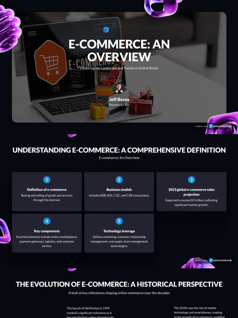 Ecommerce Presentation | PDF