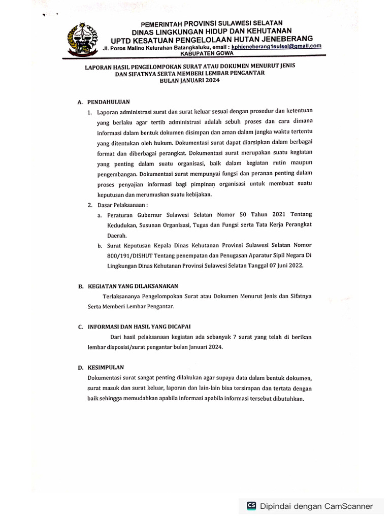 Pengelompokan Surat Atau Dokumen Menurut Jenis Dan Sifatnya Serta ...