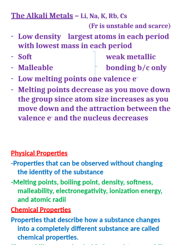Alkali Metals and Halogens Overview | PDF | Hydroxide | Magnesium