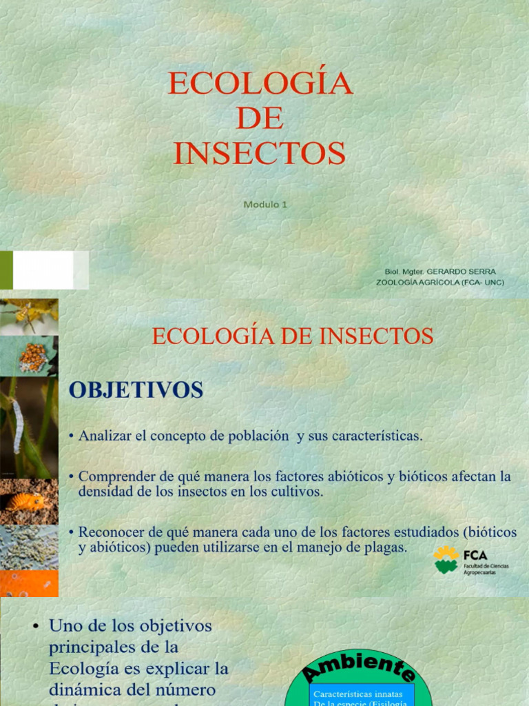 Ecologia de Insectos | PDF