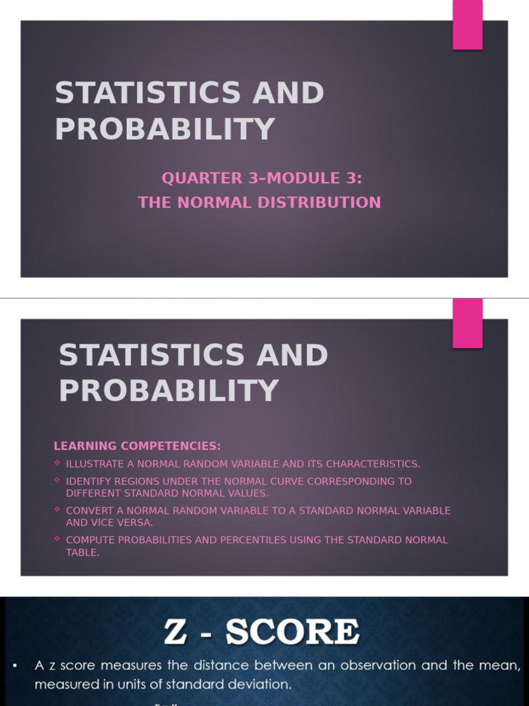 STATISTICS-AND-PROBABILITY-Module-3.2 | PDF