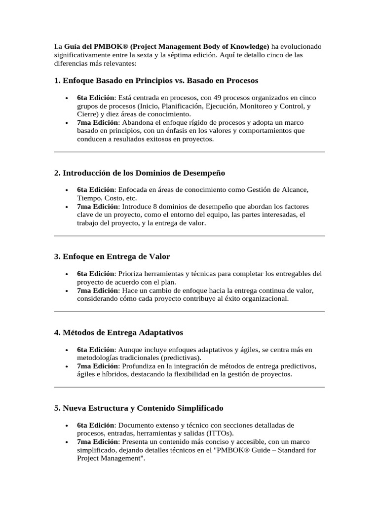 Diferencias 6ta Edicion y 7ma Edicion | PDF