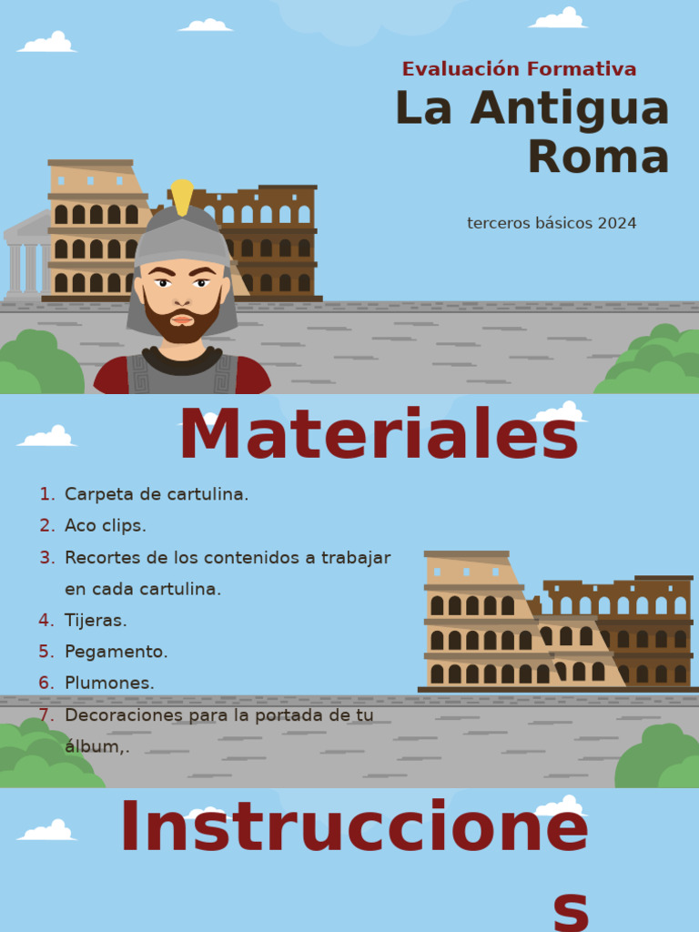 Álbum de La Antigua Roma 3°B | PDF | Mitología romana