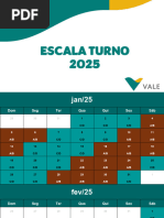 Escala de Turnos ALA 2025 | PDF