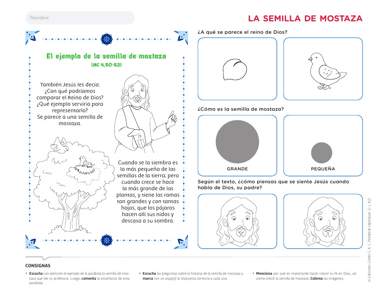 La Parábola de la Semilla de Mostaza | PDF | Creencia religiosa y doctrina
